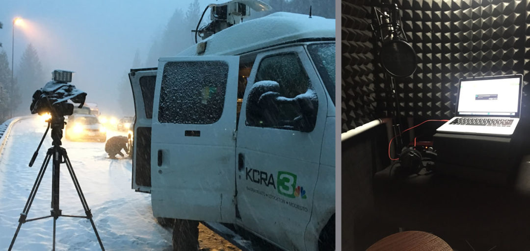 Cue Career #2 - Kristen Simoes. Female Voice Over Actor & Reporter.